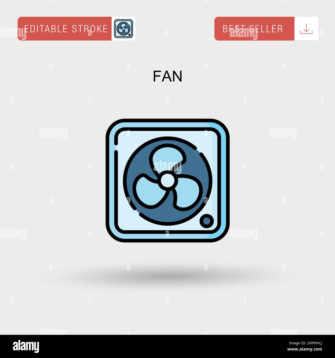 Fan Simple vector icon Stock Vector Image & Art - Alamy