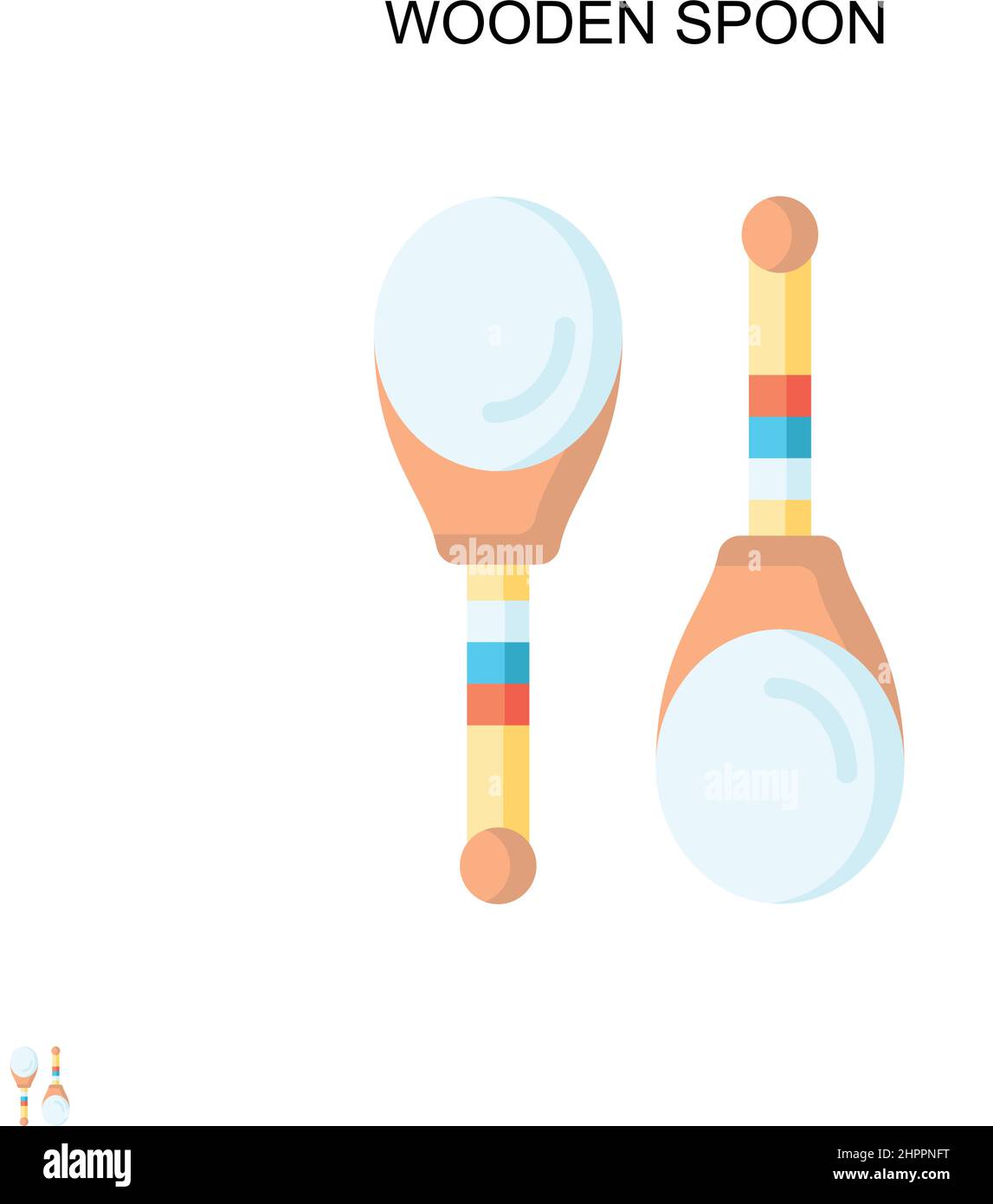 Wooden grain kitchen kitchenware Stock Vector Images - Alamy