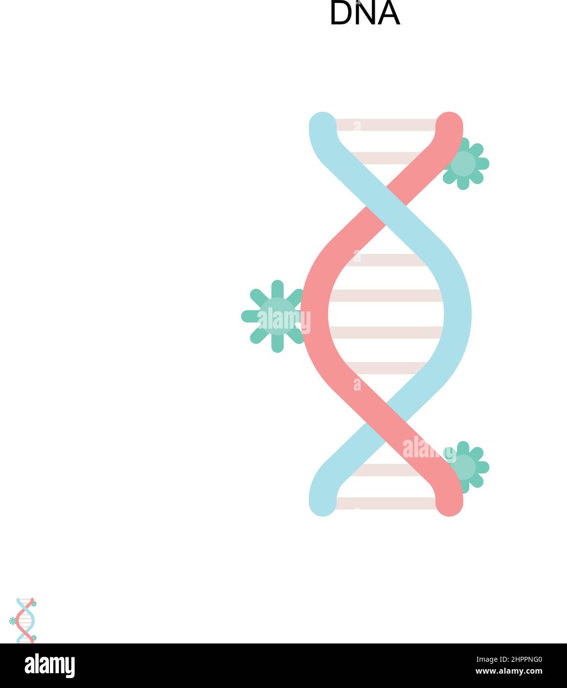 Dna concept model Stock Vector Images - Alamy