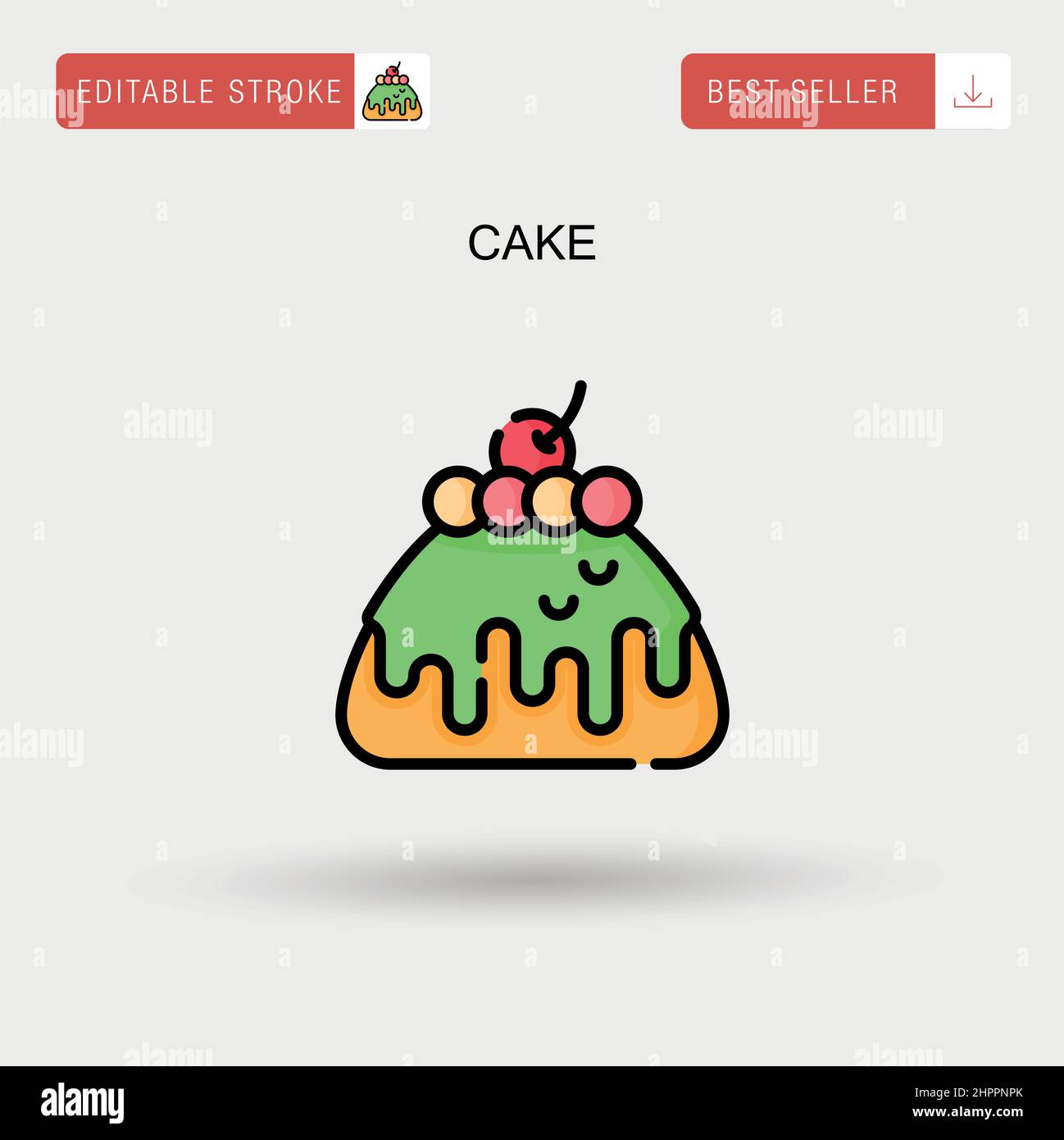 Cake table slice Stock Vector Images - Alamy