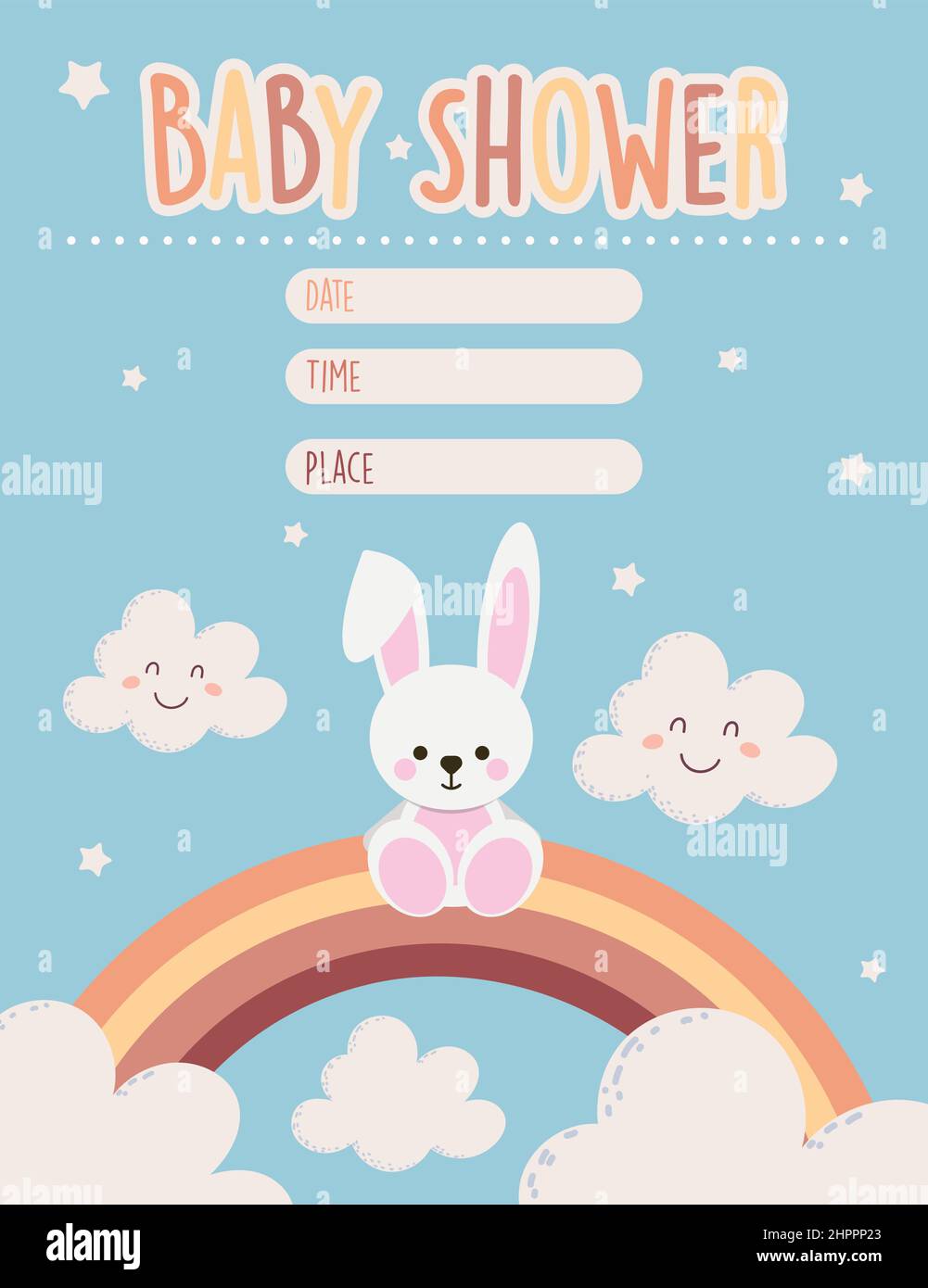 baby shower card vector Stock Vector Image & Art - Alamy