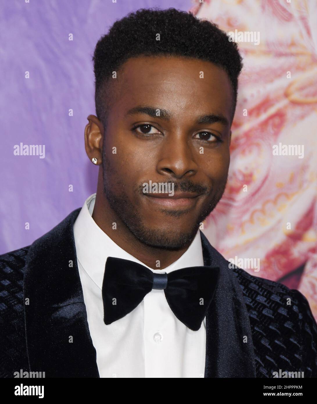 Los Angeles, CA, February 22, 2022. Brandon Black arrives at the World ...