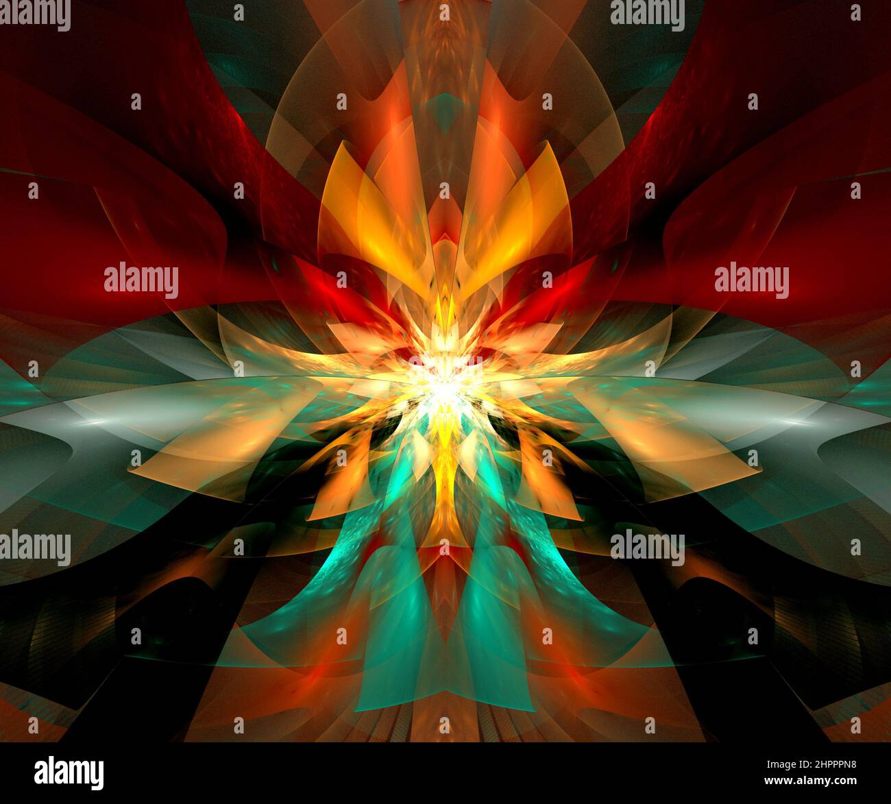 Computer generated colorful abstract fractal artwork Stock Photo - Alamy