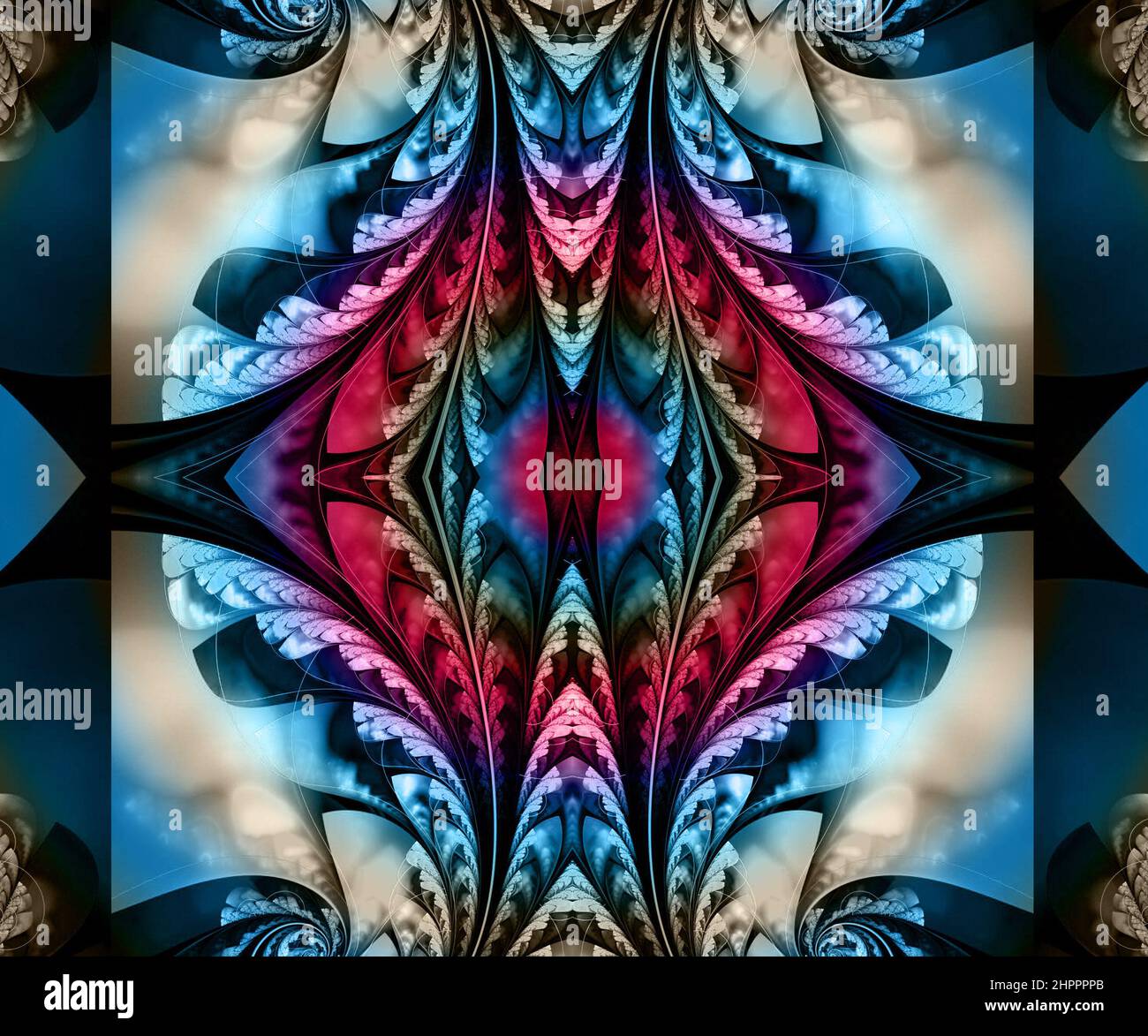 Computer generated colorful abstract fractal artwork Stock Photo - Alamy