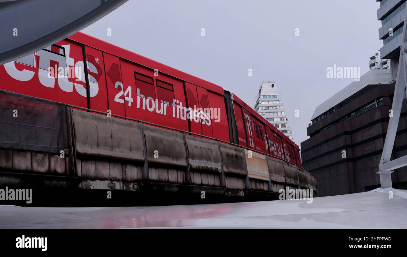 Chong Nonsi BTS Skytrain Station Silom, Bang Rak Bangkok Thailand Stock ...