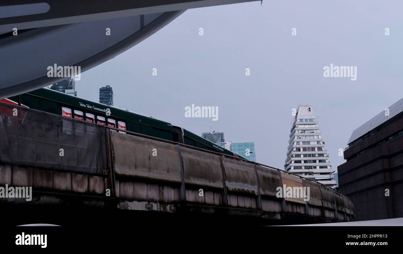 Chong Nonsi BTS Skytrain Station Silom, Bang Rak Bangkok Thailand Stock ...