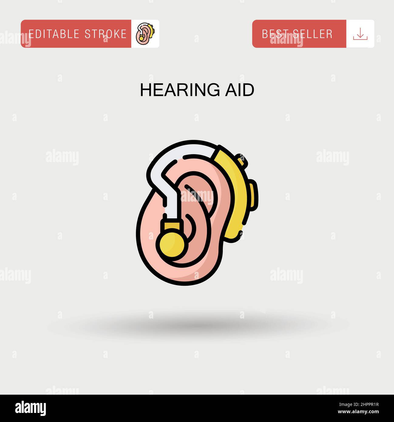 Ear defect Stock Vector Images - Alamy