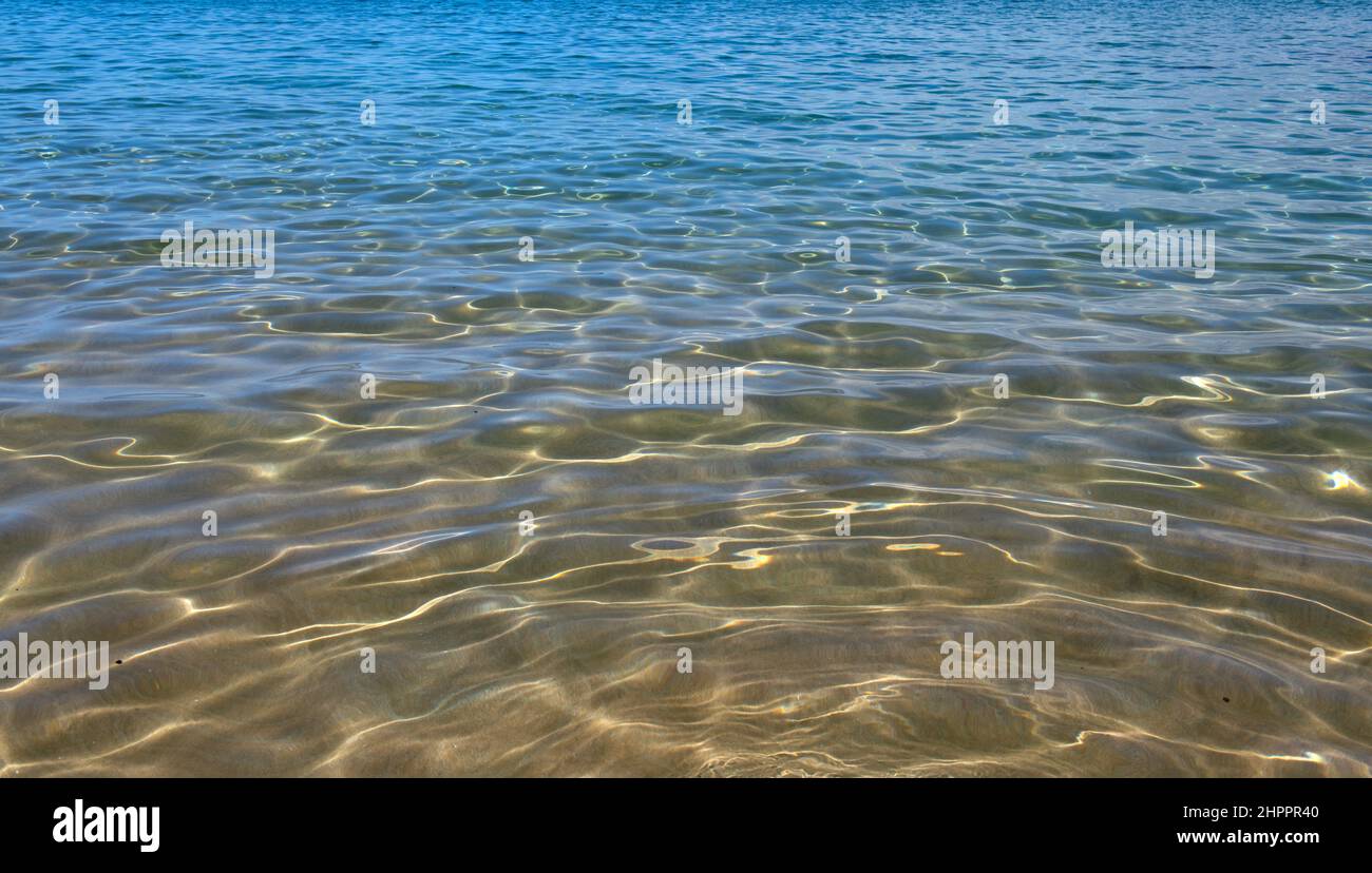 Sea abstract or rippled water texture background. Calm water surface ...