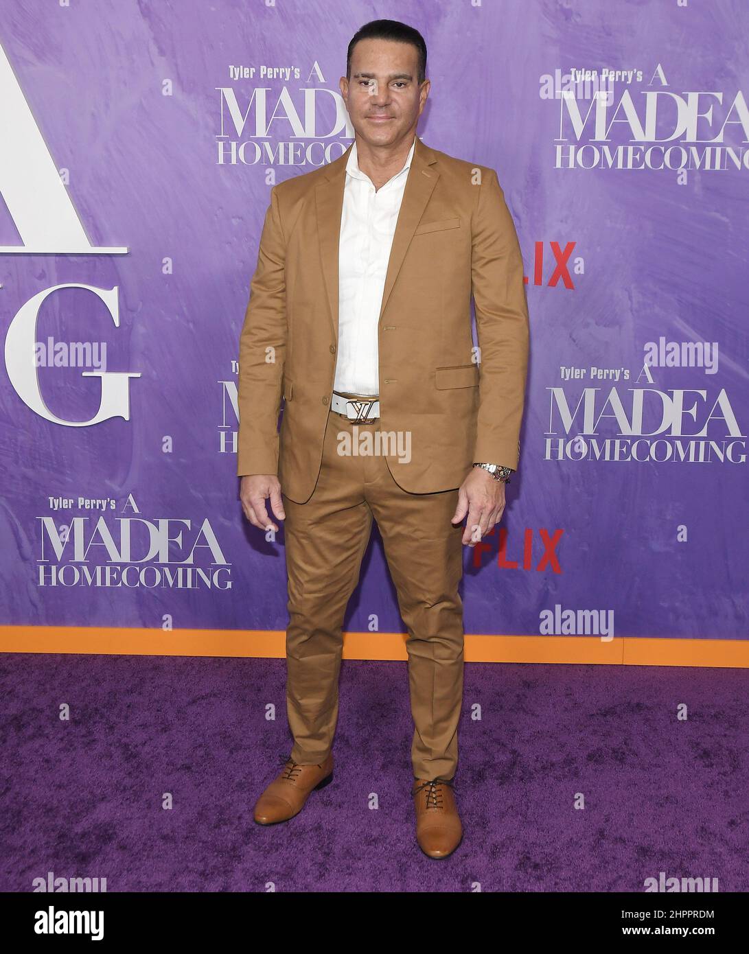Los Angeles, CA, February 22, 2022. Will Areu arrives at the World ...