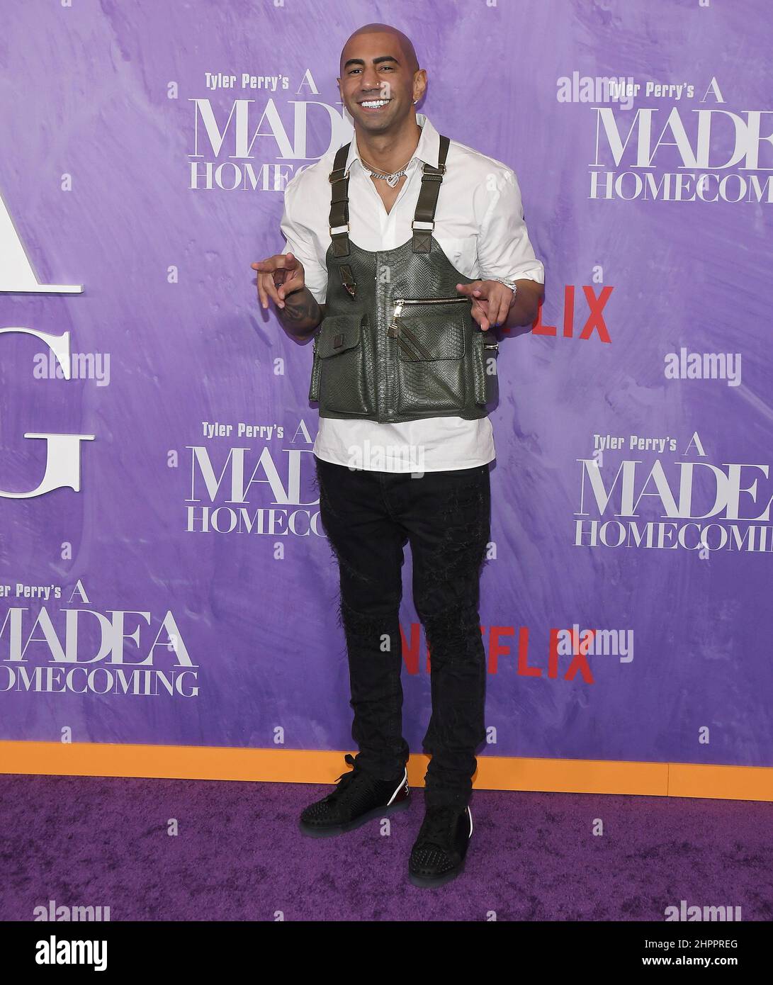 Los Angeles, CA, February 22, 2022. Yousef Erakat arrives at the World ...