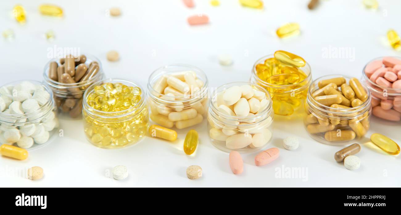 Vitamin c multivitamin omega 3 hi-res stock photography and images - Alamy