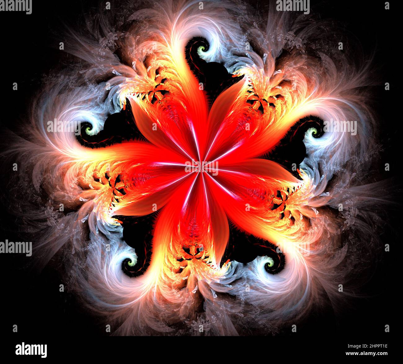 Computer generated colorful abstract fractal artwork Stock Photo - Alamy