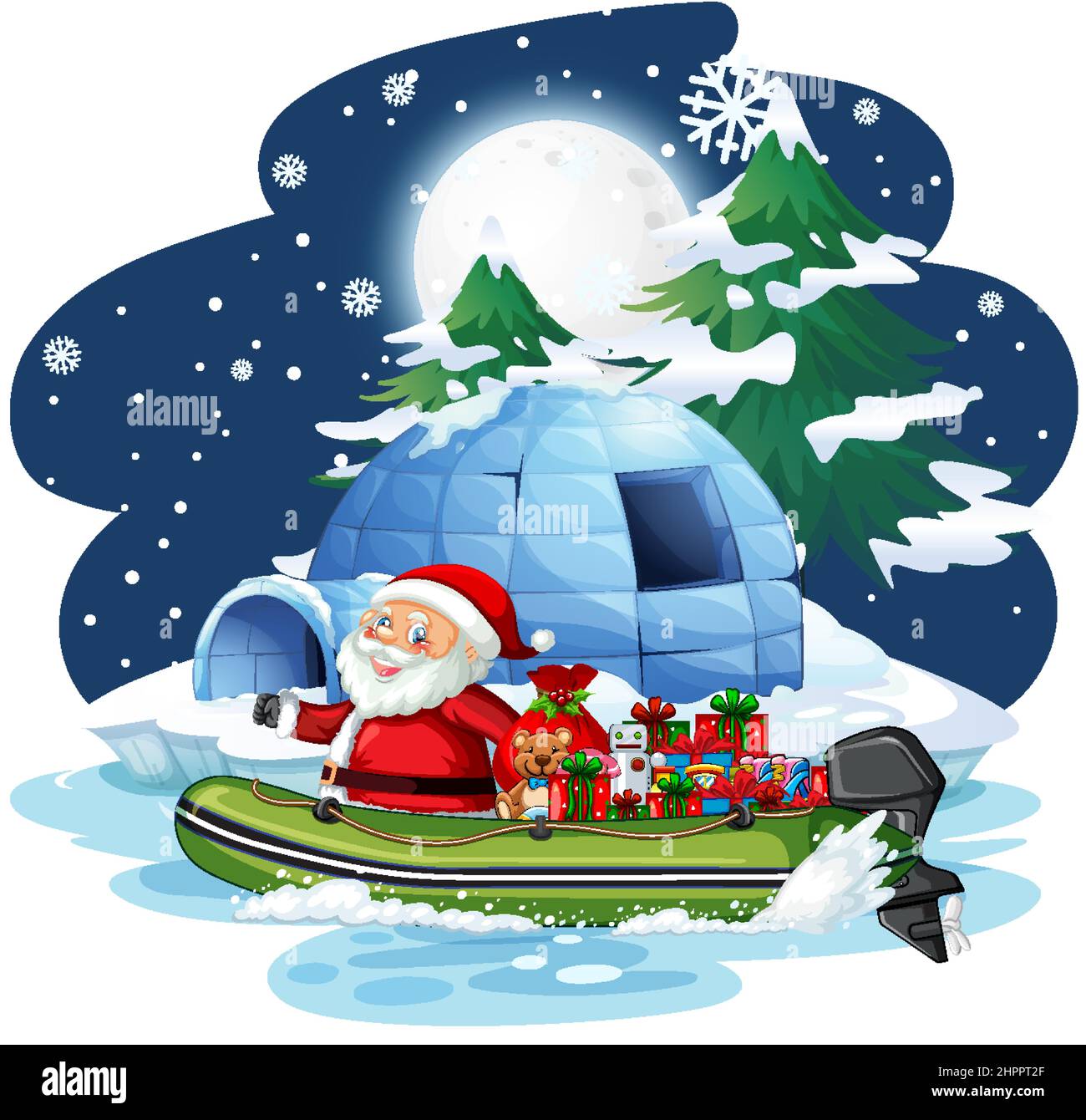 Frost boat Stock Vector Images - Alamy