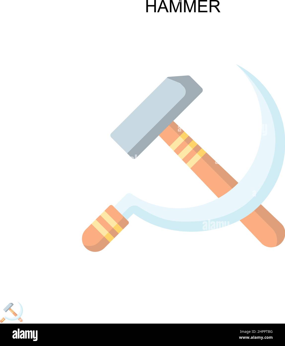 Simple hammer Cut Out Stock Images & Pictures - Alamy