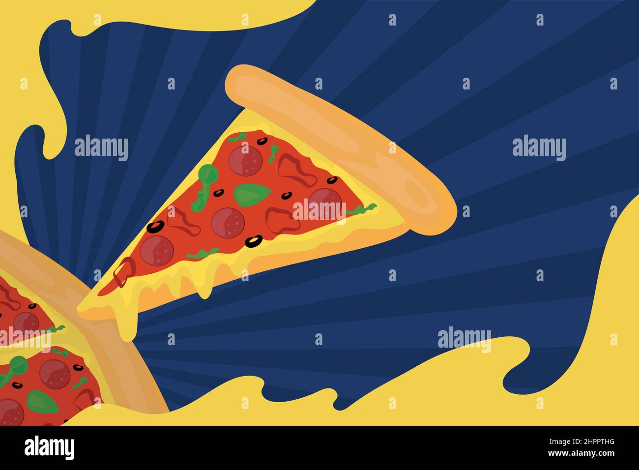 pizza fast food Stock Vector Image & Art - Alamy