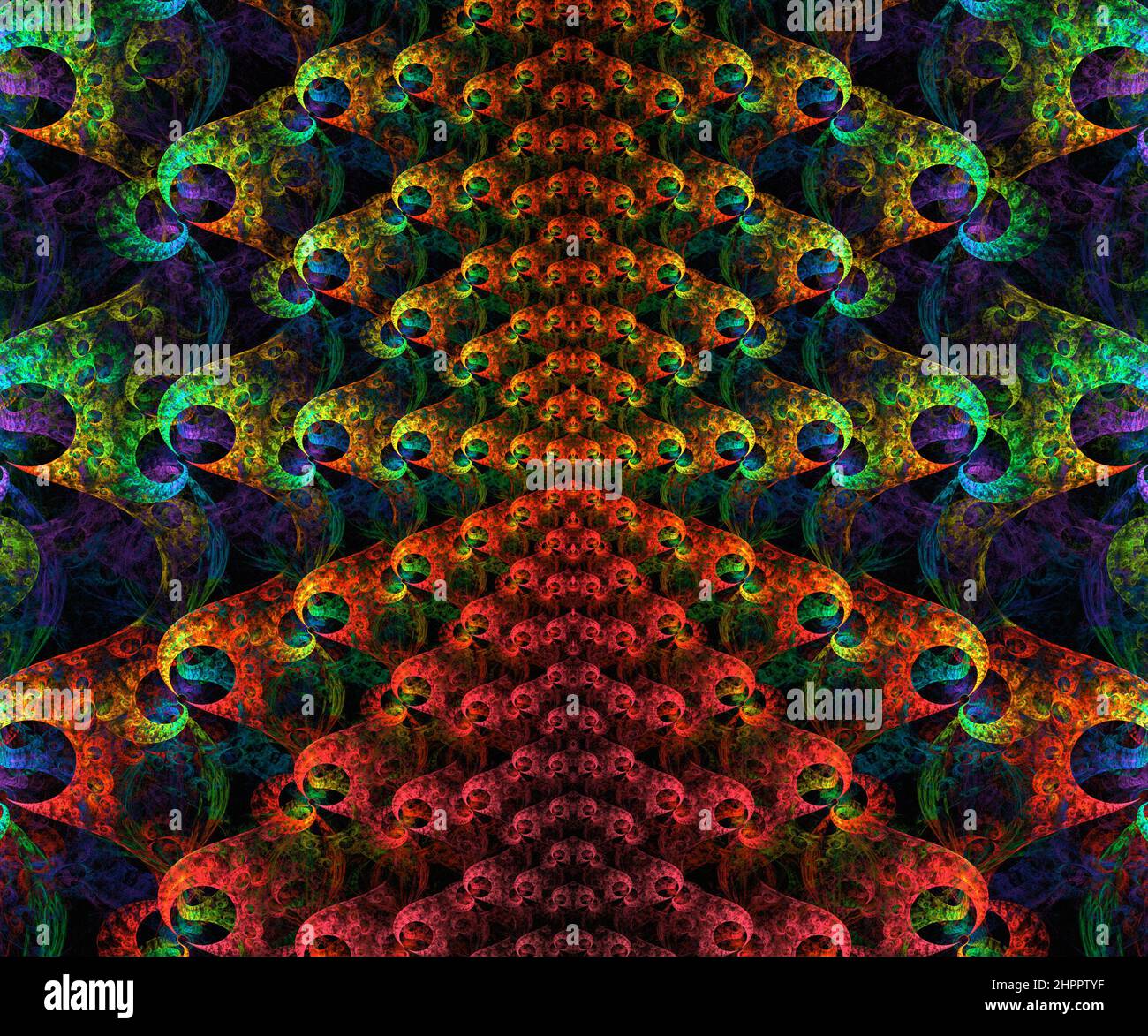 Computer generated colorful abstract fractal artwork Stock Photo - Alamy