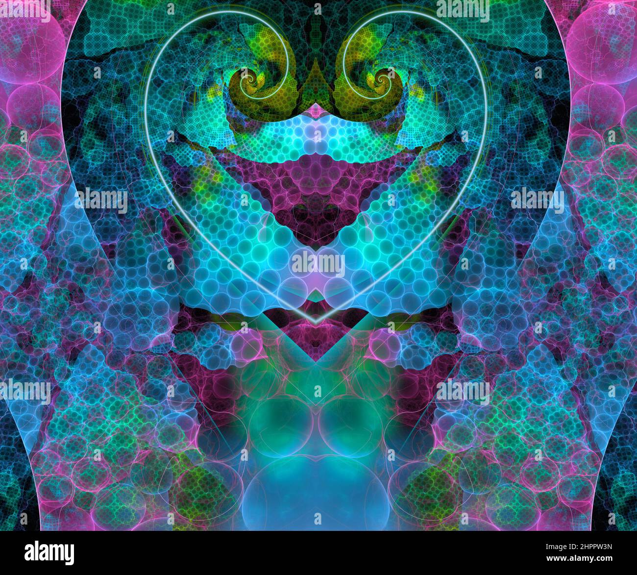 Computer generated colorful abstract fractal artwork Stock Photo - Alamy