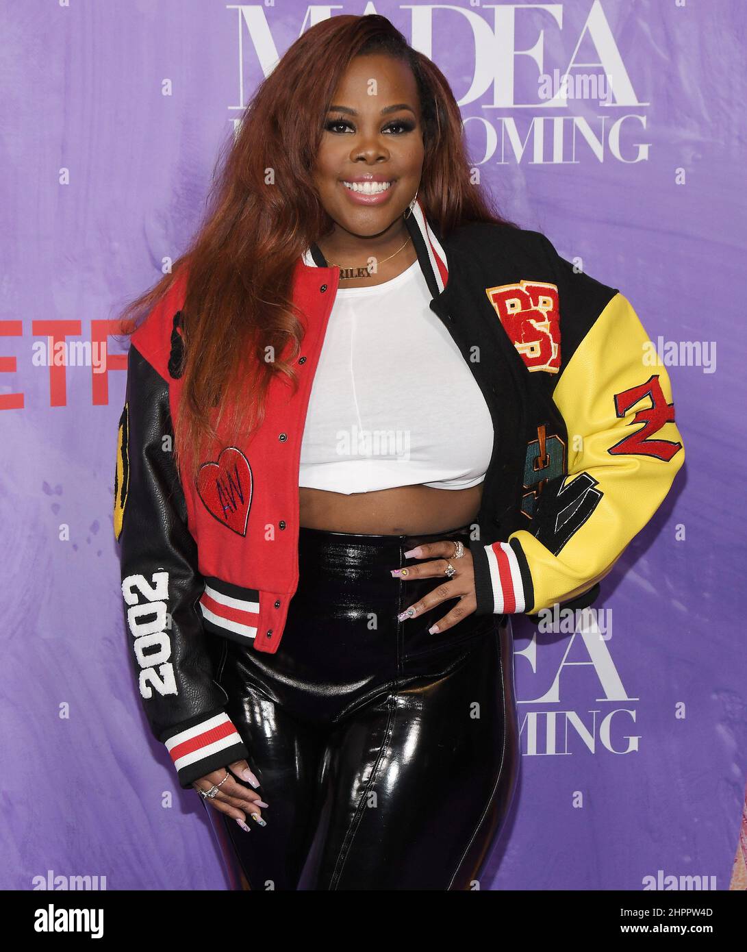 Los Angeles, CA, February 22, 2022. Amber Riley arrives at the World ...