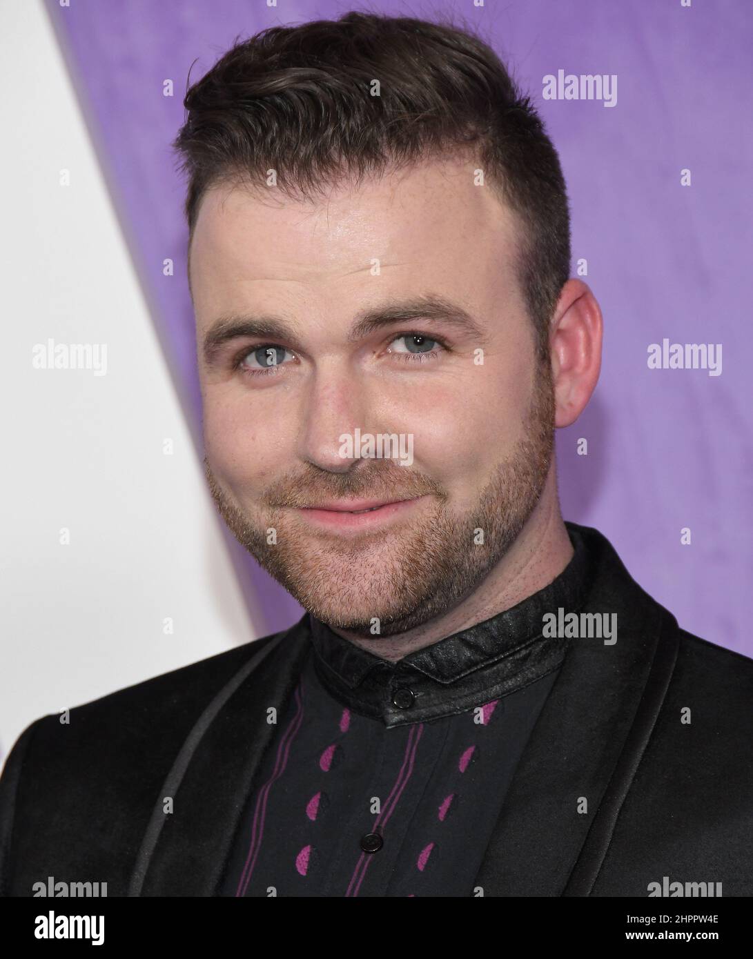 Los Angeles, CA, February 22, 2022. Scott Frenzel arrives at the World ...