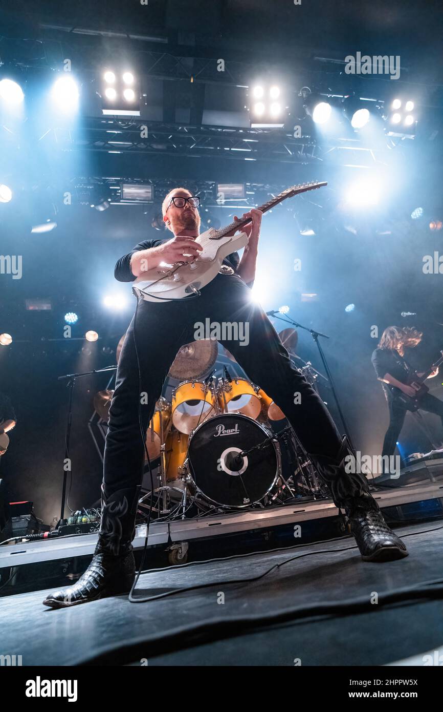 Bergen, Norway. 19th, Ferbruary 2022. The Norwegian heavy rock band ...