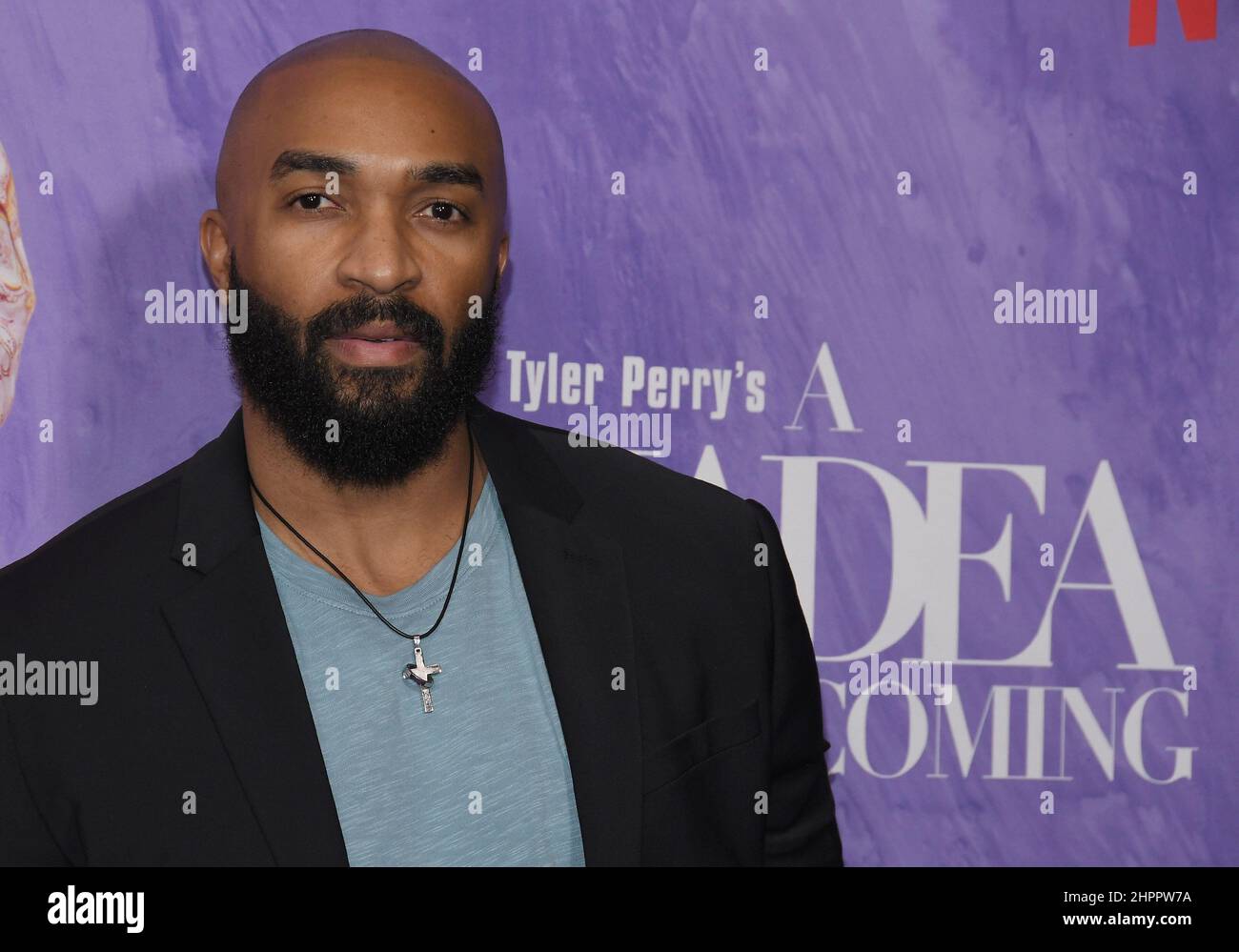 Los Angeles, USA. 22nd Feb, 2022. Amani Atkinson arrives at the World ...