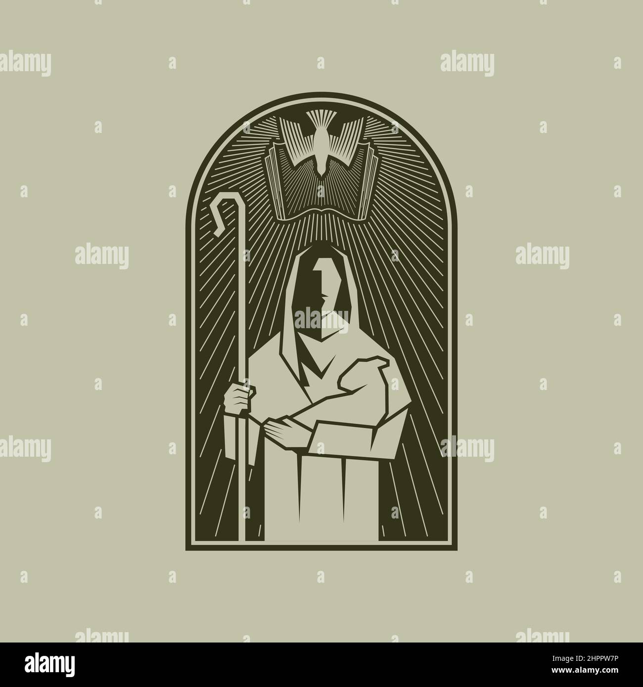 Church the good shepherd Stock Vector Images - Alamy