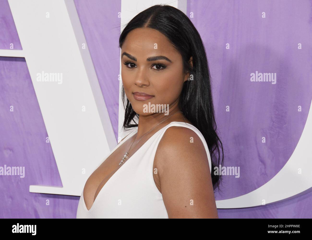 Los Angeles, USA. 22nd Feb, 2022. Geneva Maccarone arrives at the World ...