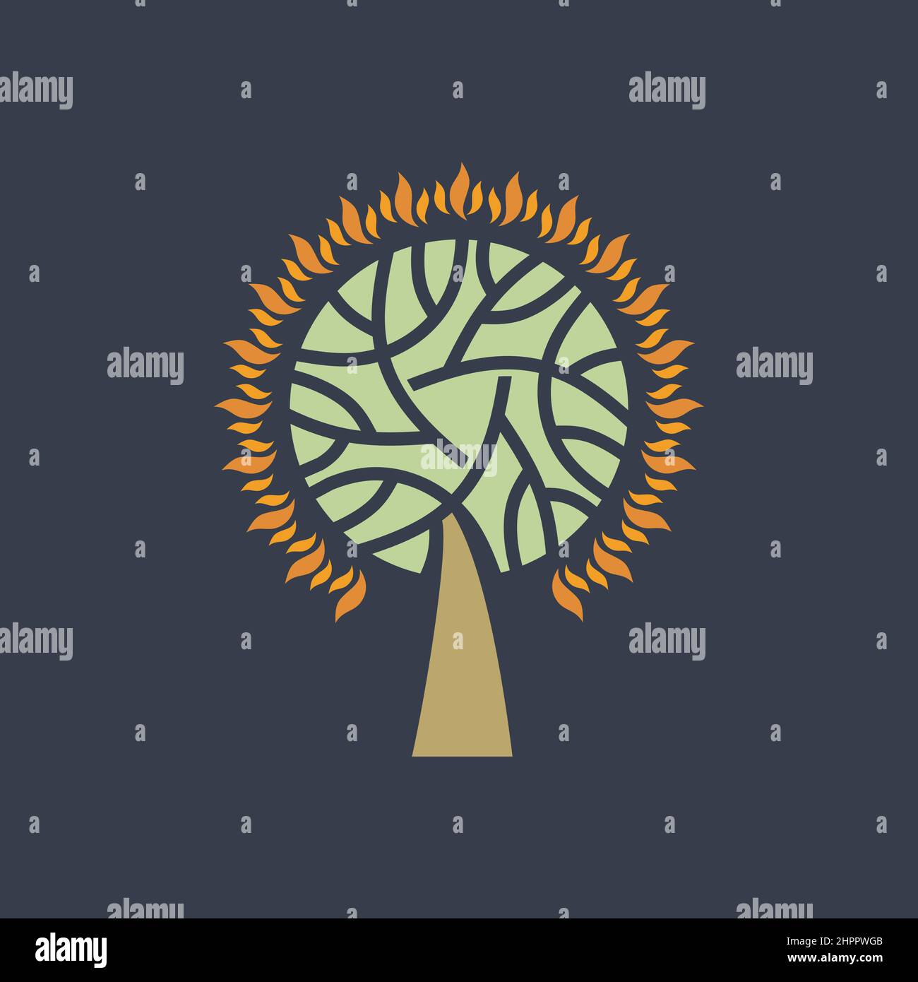 Moses tree Stock Vector Images - Alamy