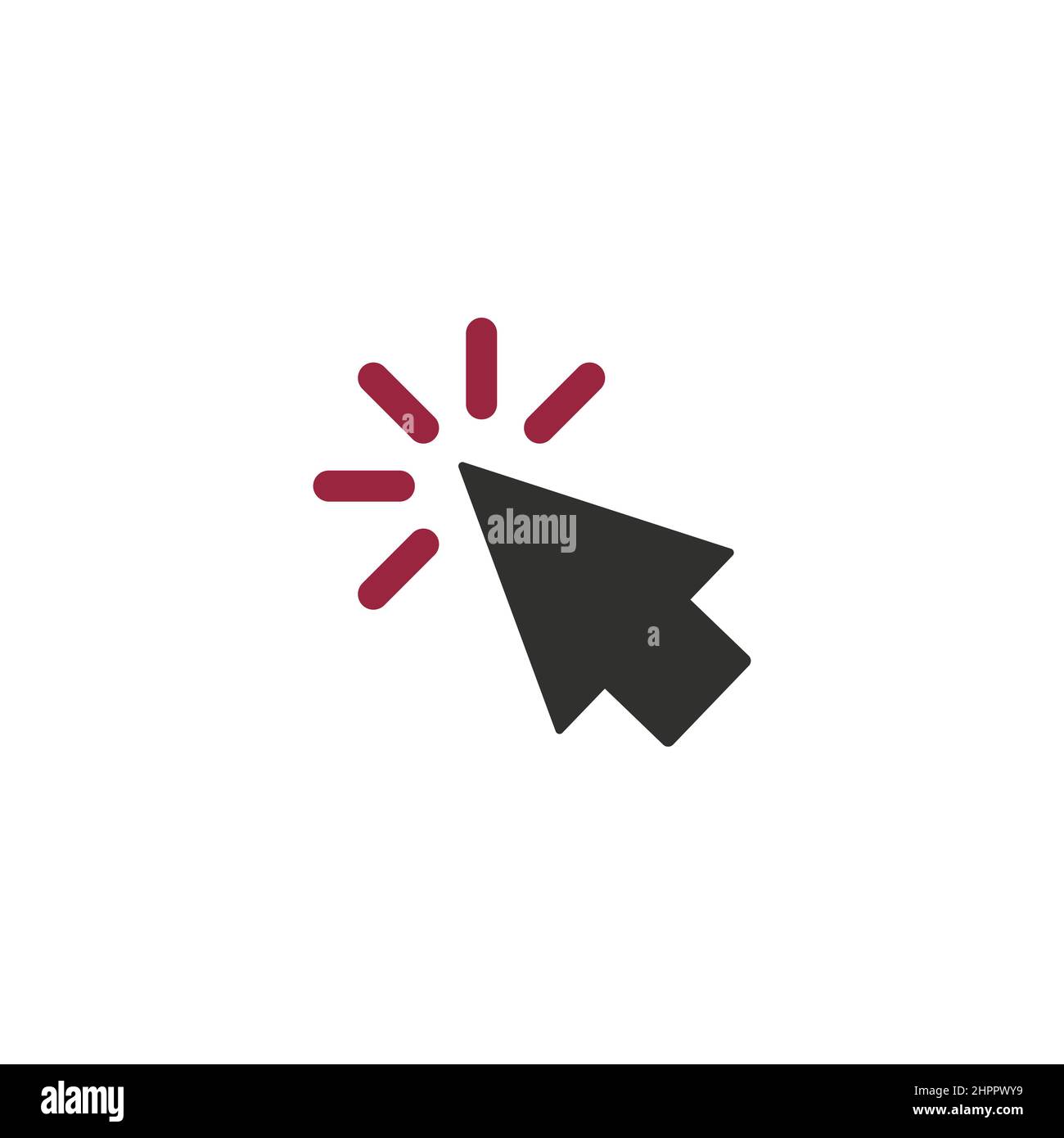 Click icon. Cursor sign. Clicking Arrow, Mouse Cursor Symbol. Vector illustration Stock Vector ...