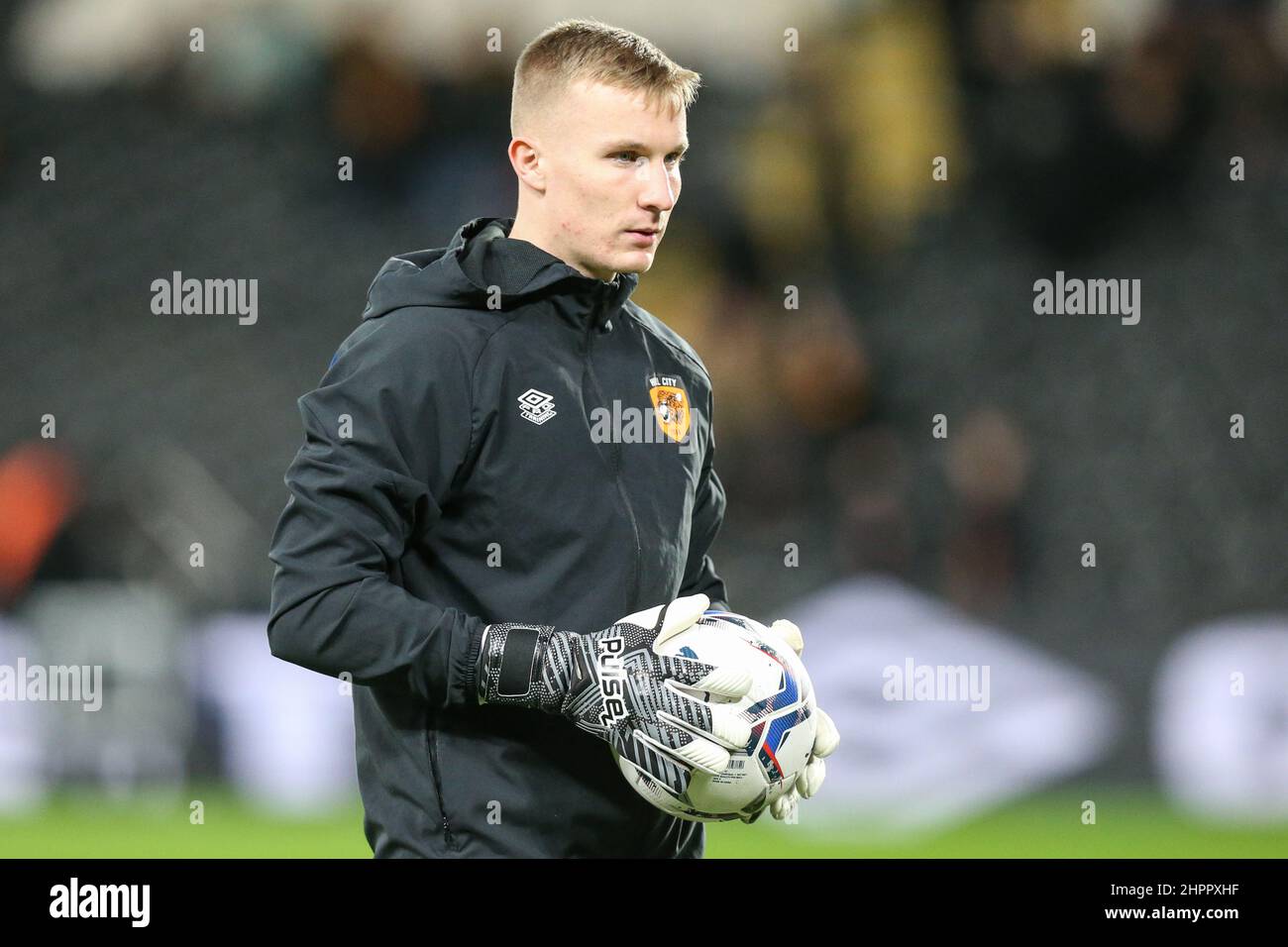 Hull City under 23s goalkeeper David Robson Stock Photo - Alamy