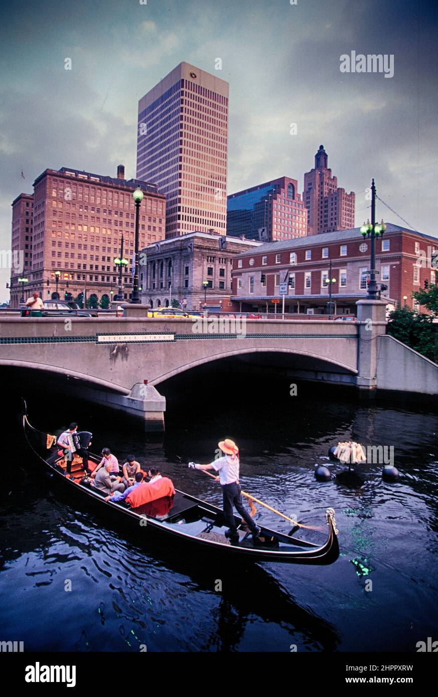 USA Rhode island providence waterfire Stock Photo - Alamy