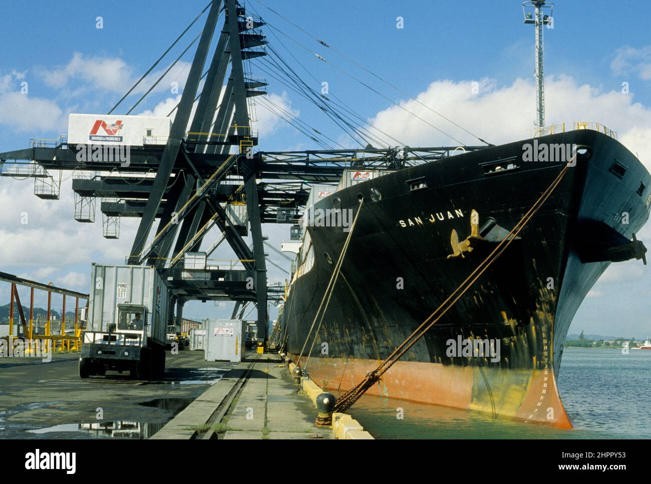 usa porto rico economy harbour transportation exportation Stock Photo ...