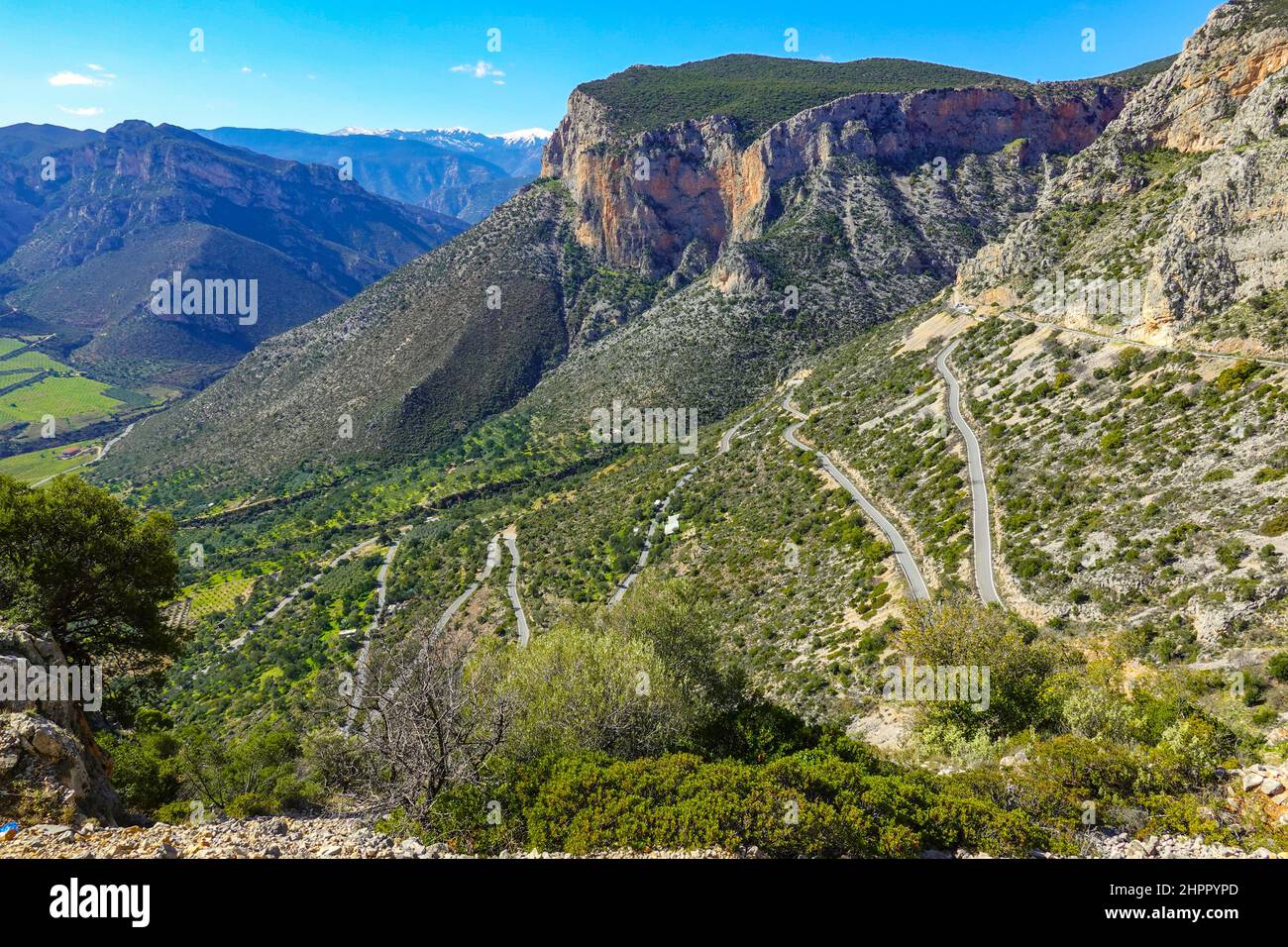 Leonidio, town in the Arcadia region of the Peleponnese area, Greece ...