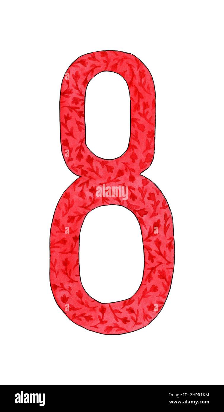 Number eight handwritten number eight hi-res stock photography and ...