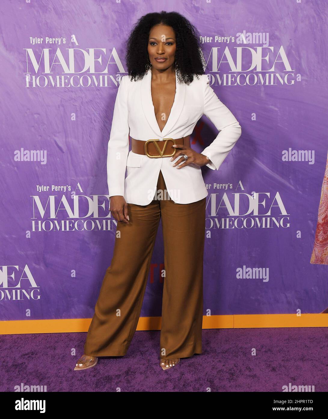 Los Angeles, CA, February 22, 2022. Kron Moore arrives at the World ...