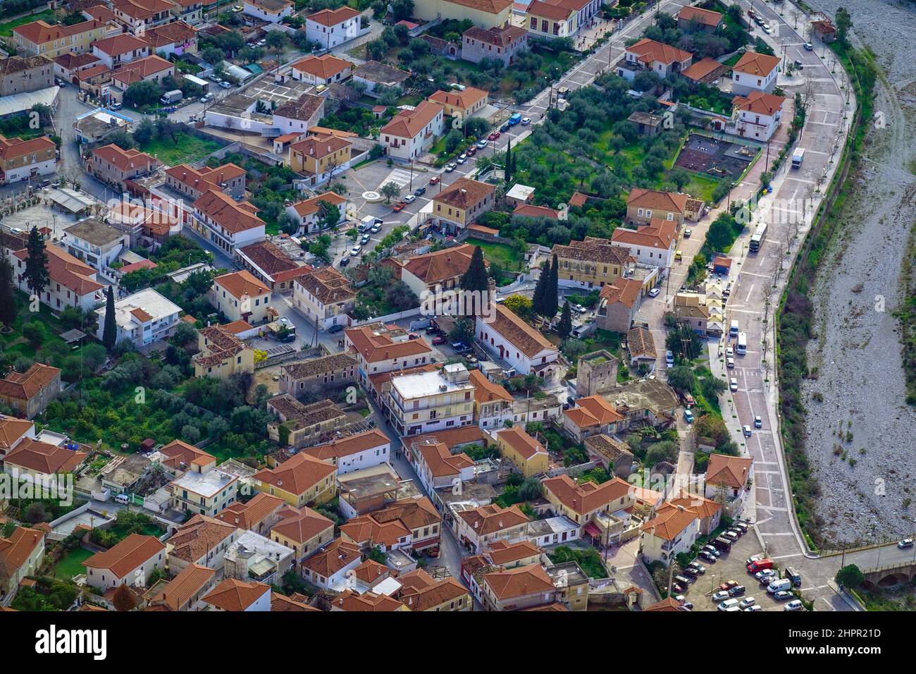 Leonidio, town in the Arcadia region of the Peleponnese area, Greece ...