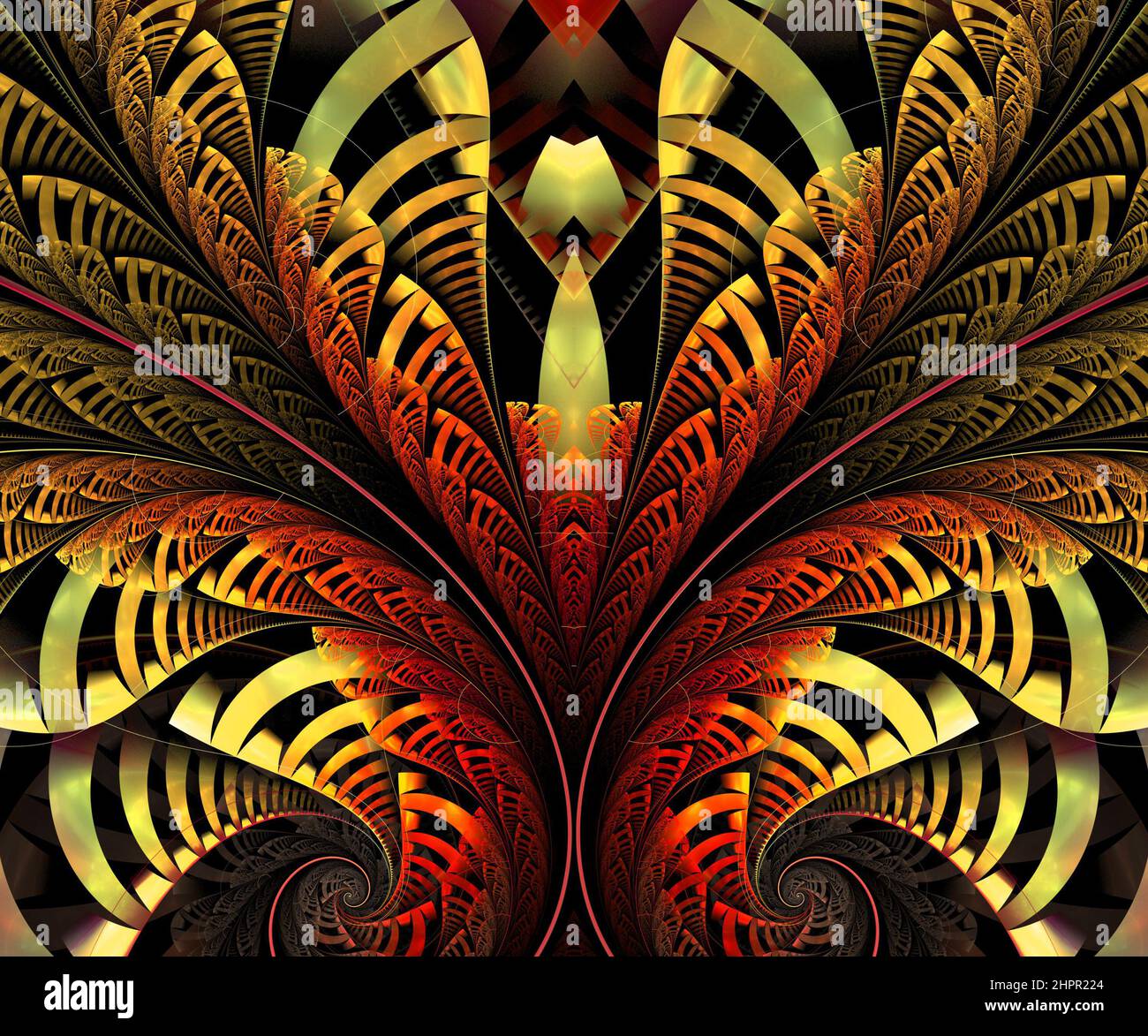 Computer generated colorful abstract fractal artwork Stock Photo - Alamy