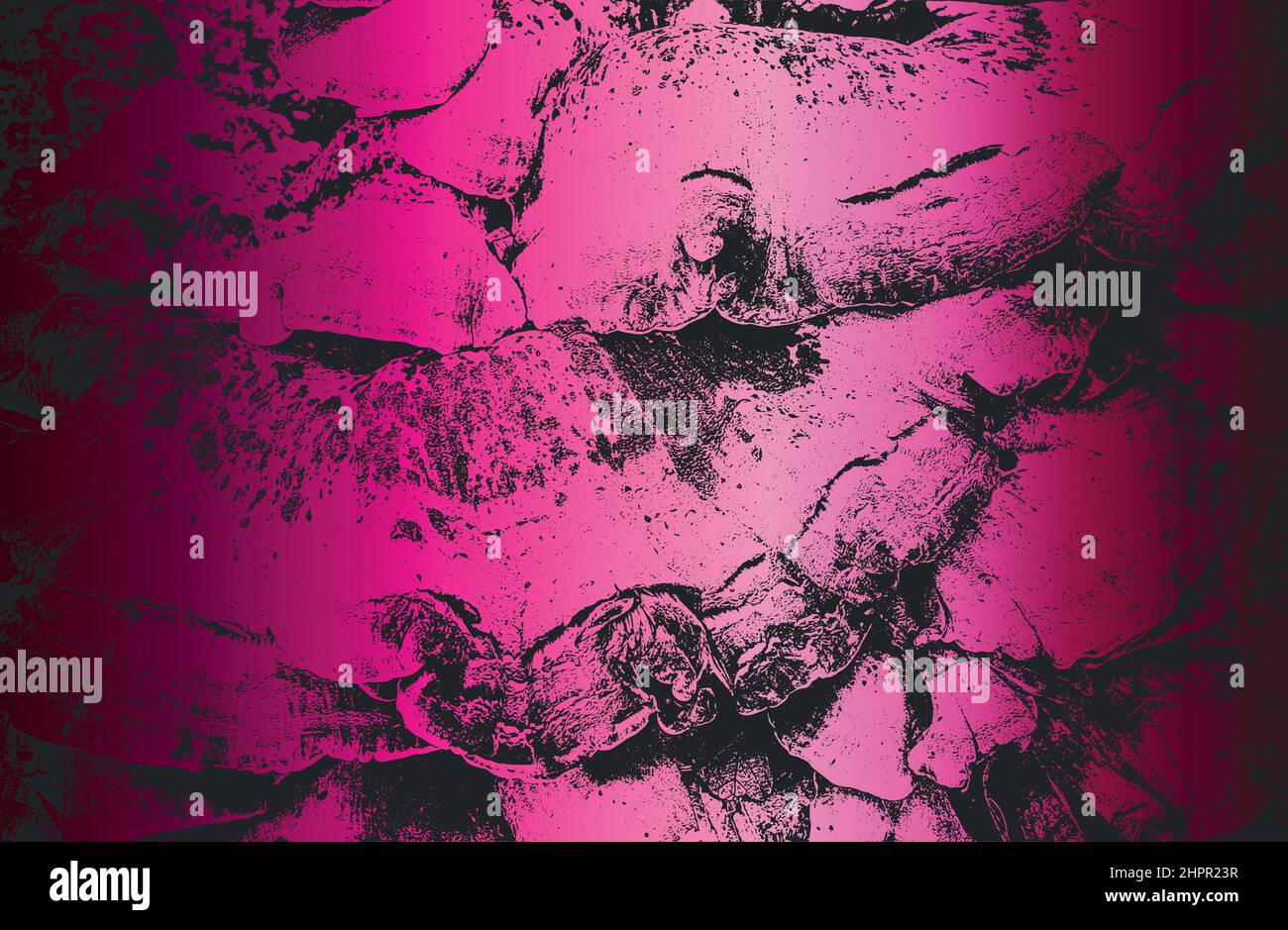 Luxury black pink metal gradient background with distressed closeup ...