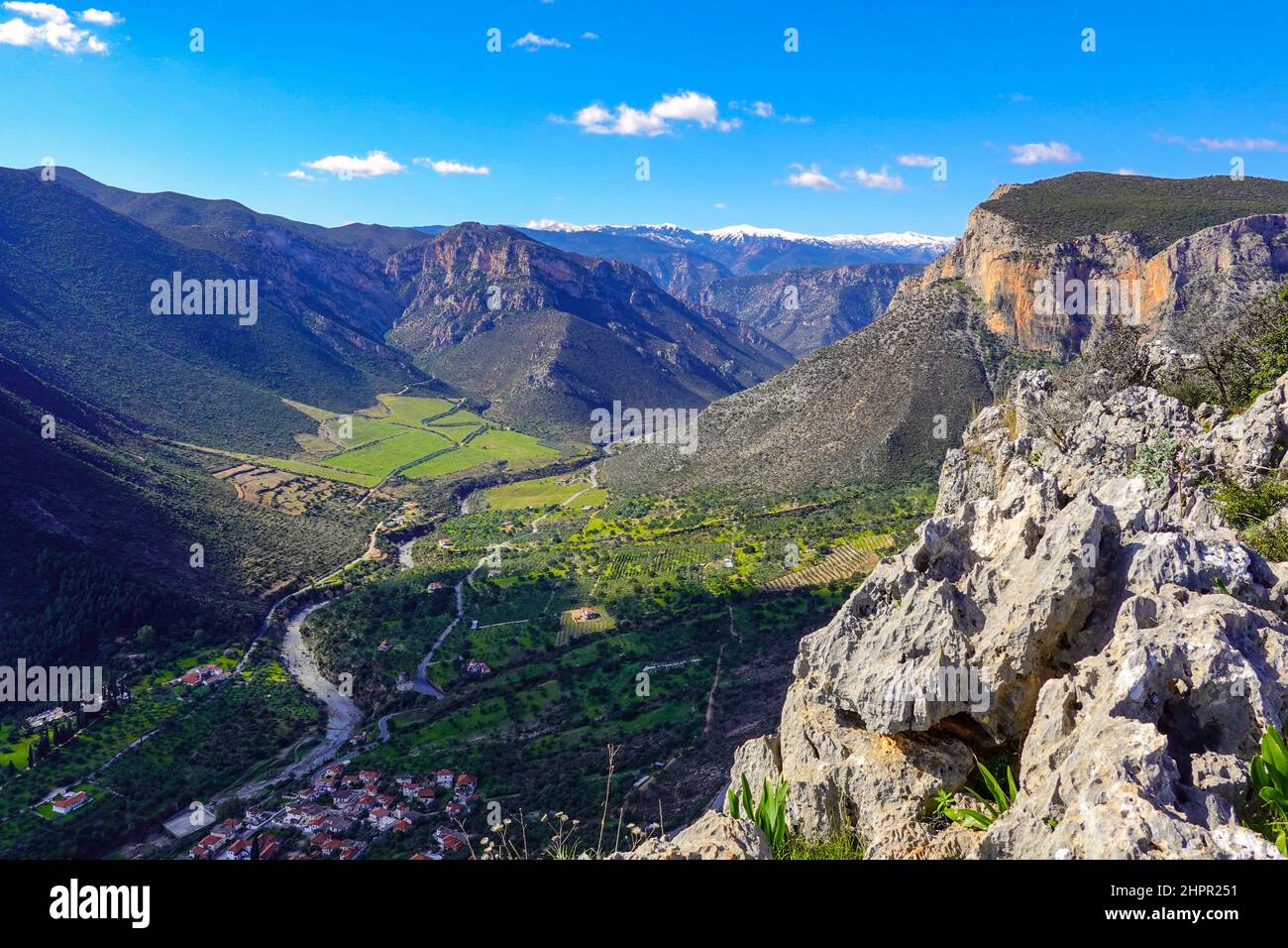 Leonidio, town in the Arcadia region of the Peleponnese area, Greece ...