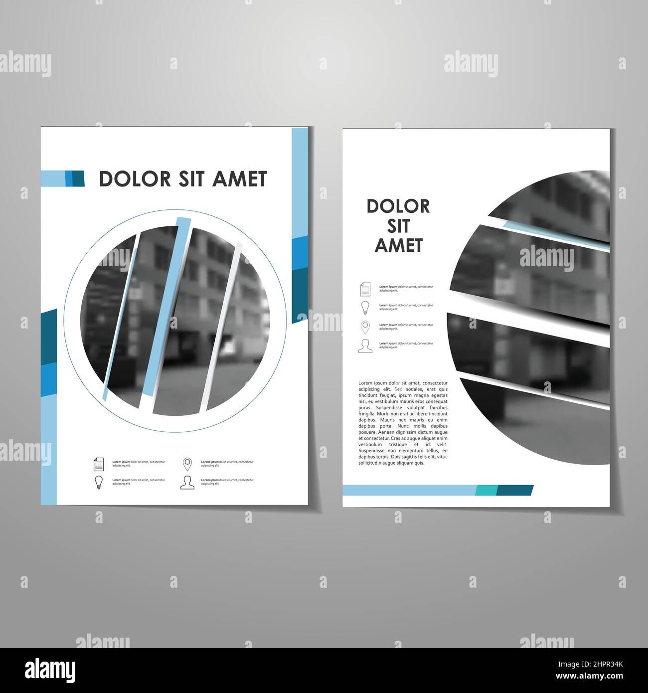 Blue Geometry brochure design template. Vector cover, Leaflet ... Blue Geometry brochure design template. Vector cover, Leaflet ...