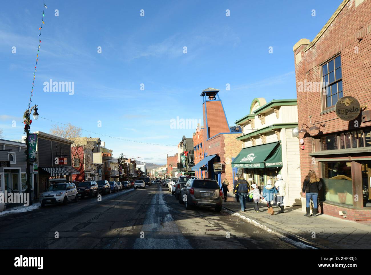 Main street in Park City, Utah, USA Stock Photo - Alamy