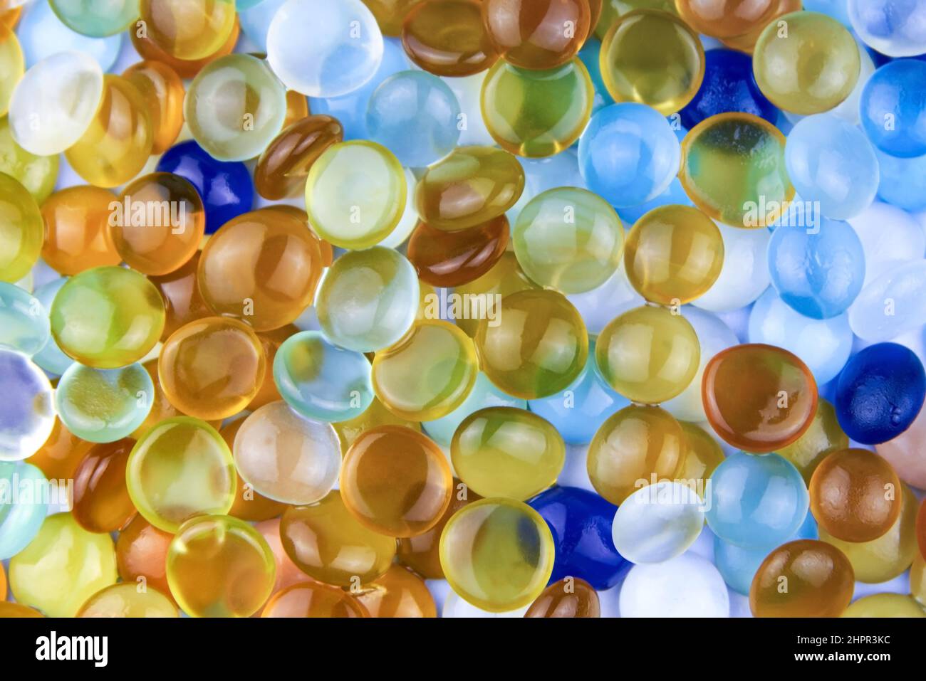 Multi-colored glass stones polished by the sea, backdrop Stock Photo ...