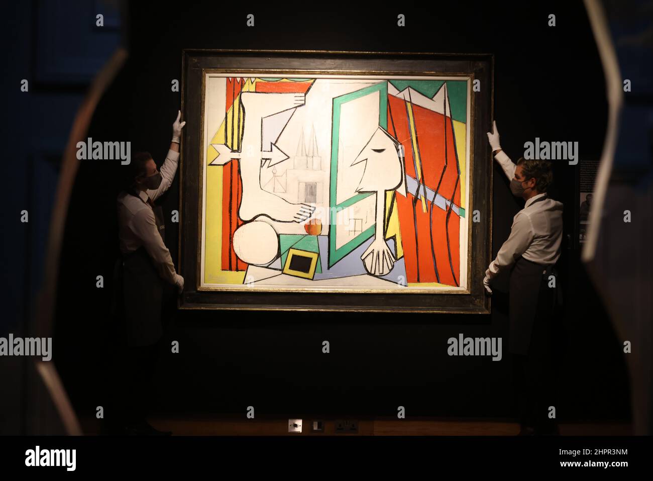 La fenetre ouverte by Pablo Picasso, on display during a photocall for ...