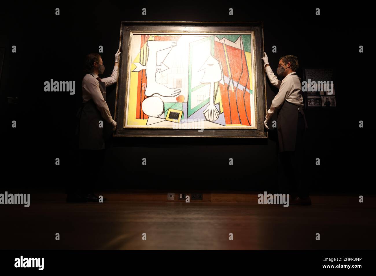 La fenetre ouverte by Pablo Picasso, on display during a photocall for ...