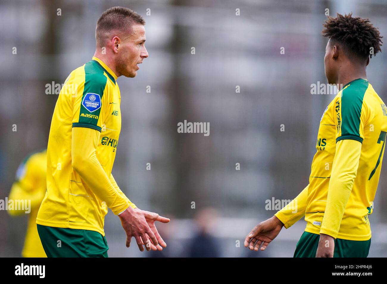 GELEEN, NETHERLANDS - FEBRUARY 22: Paul Gladon of Fortuna Sittard and ...