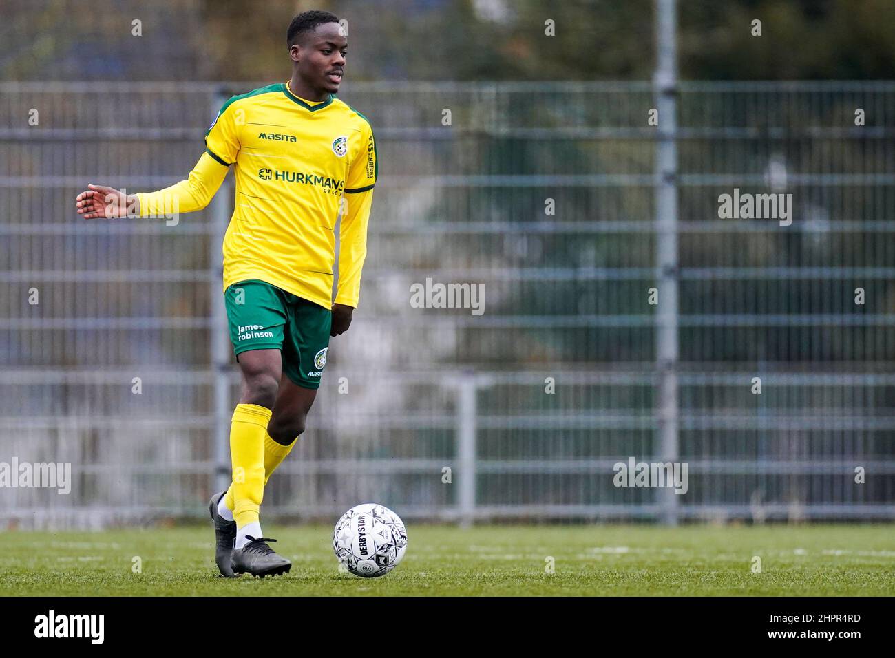 GELEEN, NETHERLANDS - FEBRUARY 22: Richie Musaba of Fortuna Sittard ...
