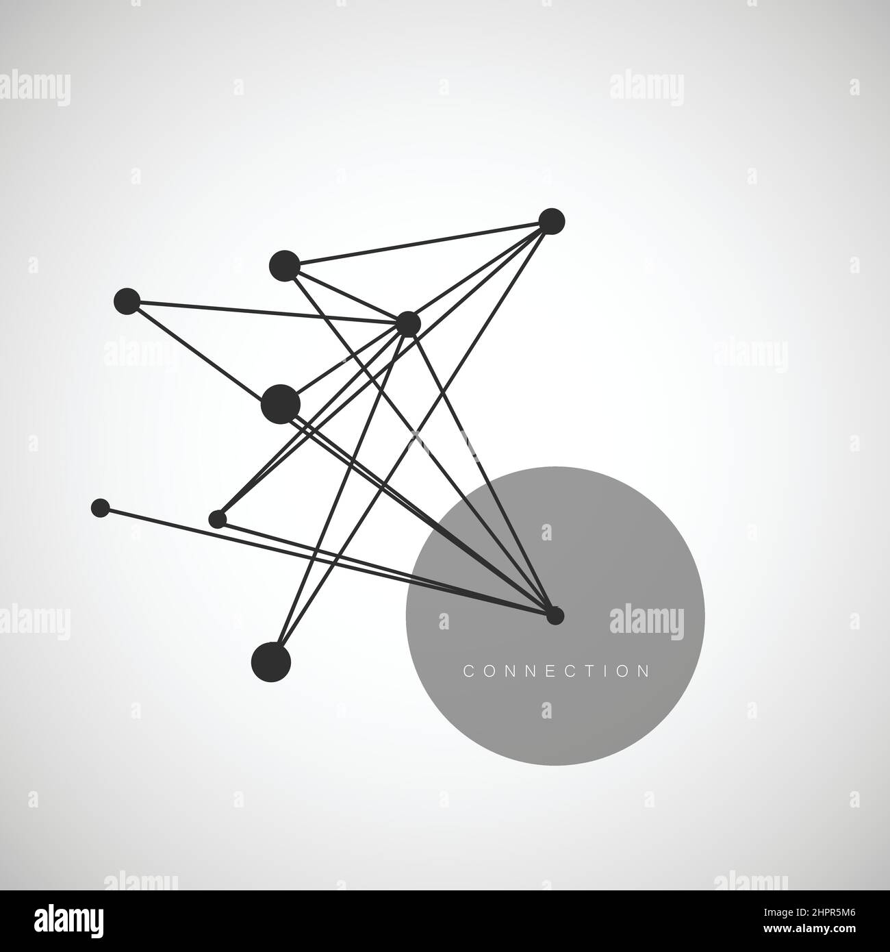 Abstract vector technology, network and connect background Stock Vector ...