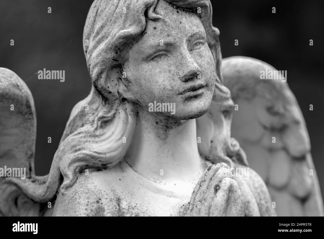 Female flying heaven Black and White Stock Photos & Images - Alamy