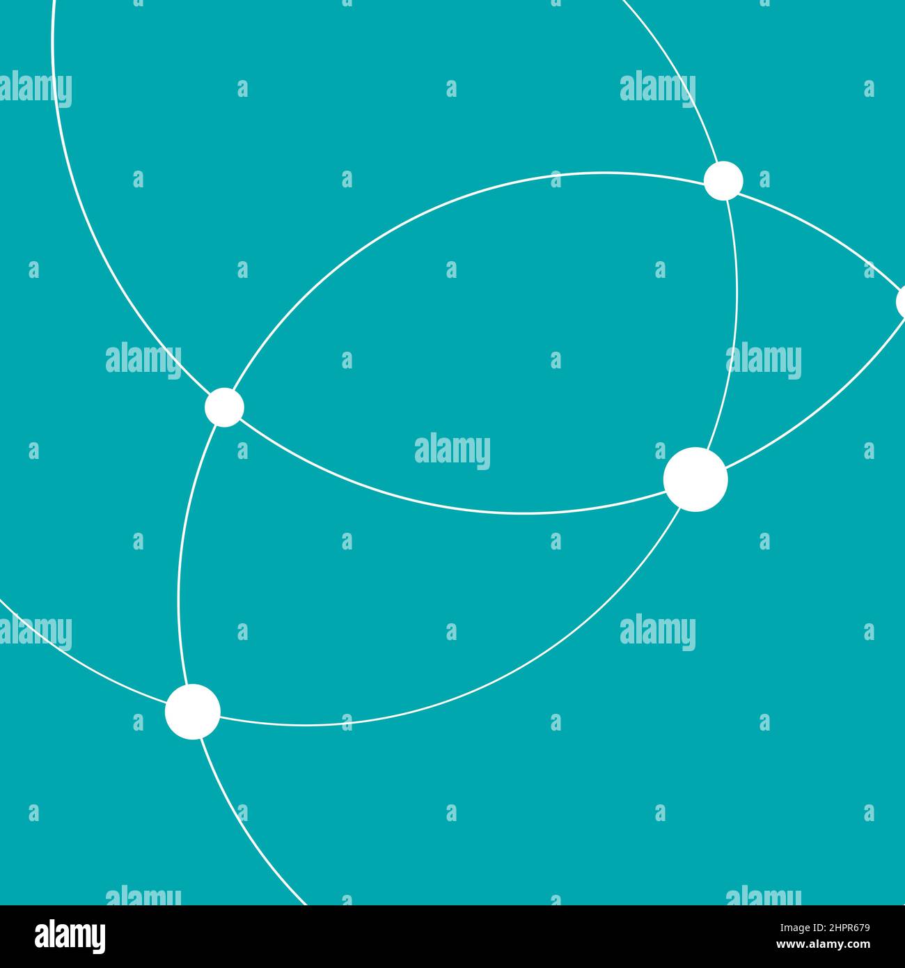 Technology abstract dot and circle connection Stock Vector Image & Art ...