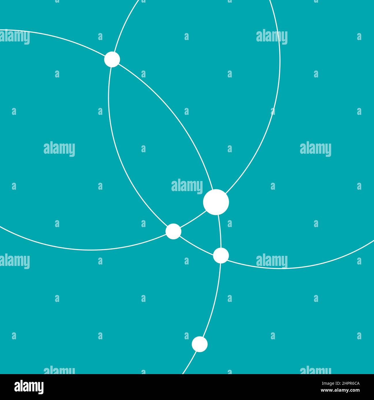 Technology abstract dot and circle connection Stock Vector Image & Art ...